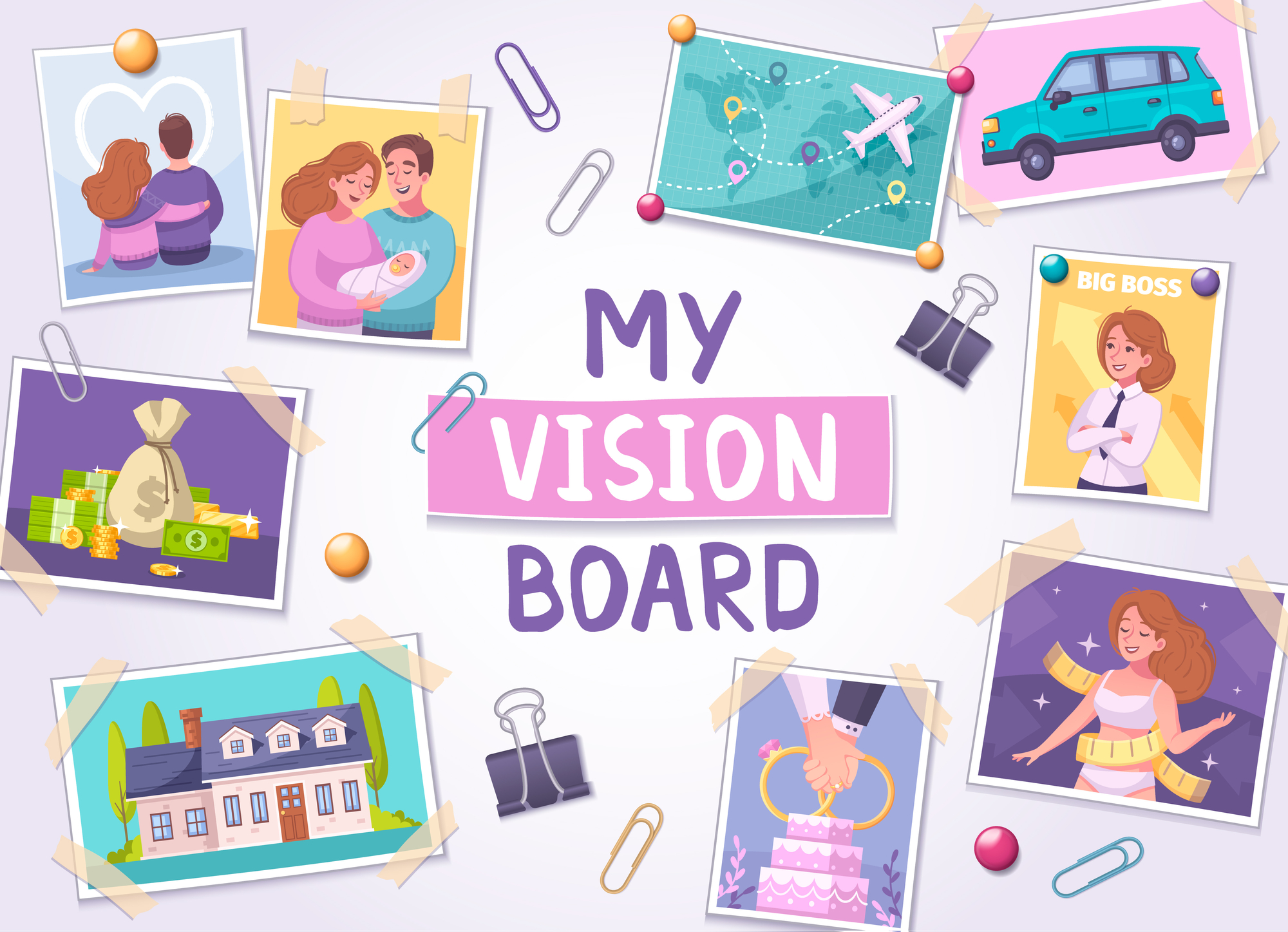 Easy Steps to Create A Family Vision Board - Consciousmamalife